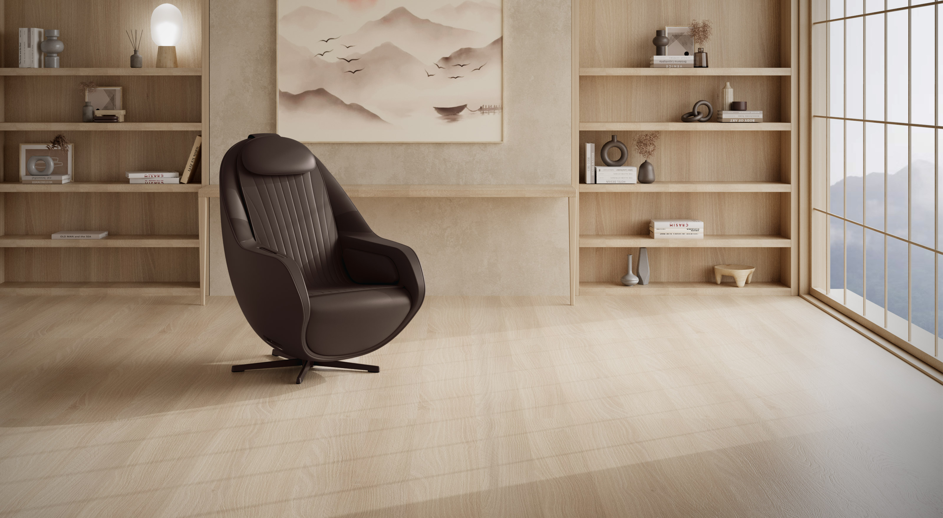 Массажное кресло BORK D740 bg (шоколадный) - купить в Казахстане, цены на сайте